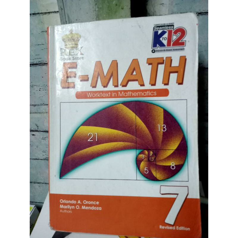 E-MATH GRADE 7(USED BOOK) | Shopee Philippines