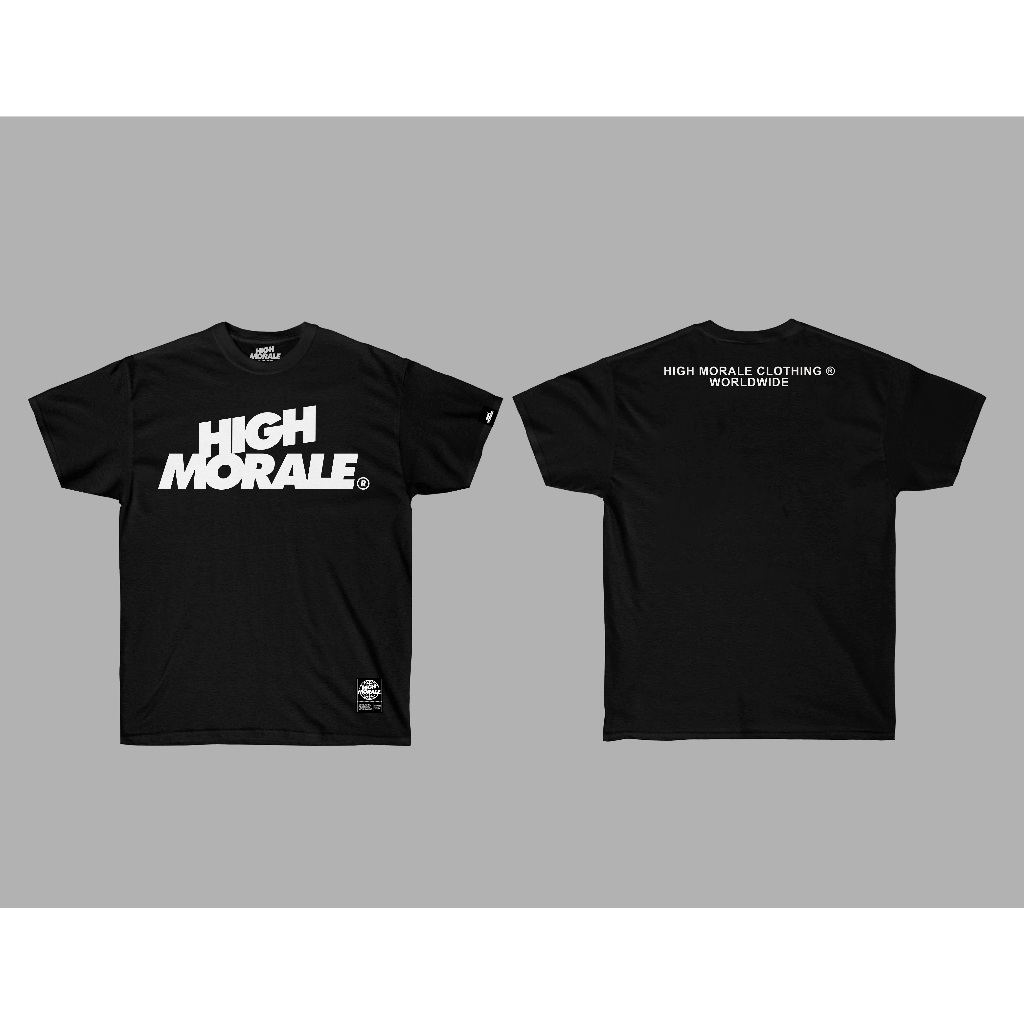 HIGH MORALE® - LOGO BLACK (RF) | Shopee Philippines