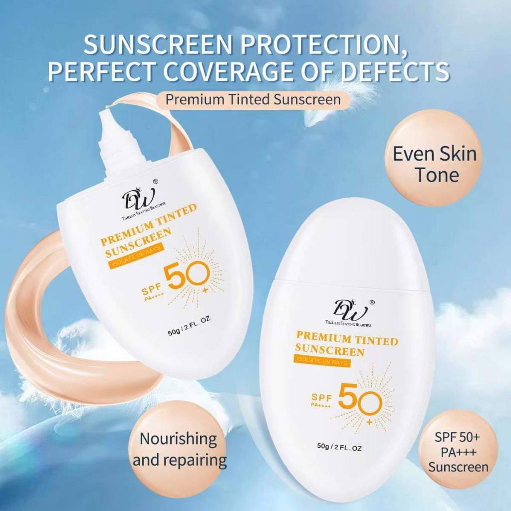 Dw Premium Tinted Sunscreen SPF 50 for Face and Body | Shopee Philippines