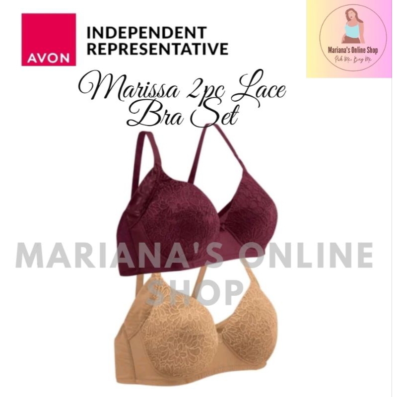 Avon 2pc Marissa Non-wire Smoothening & Lifting Bra | Shopee Philippines