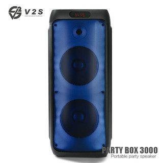 V2S PARTY BOX 3000Pro Rechargeable Wireless Portable Bluetooth Party ...