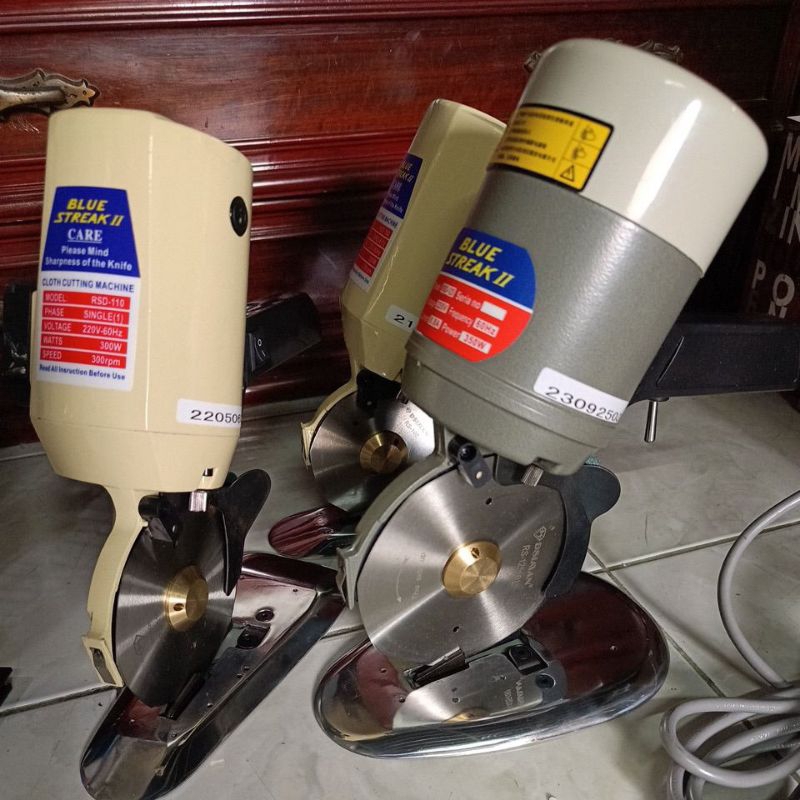 Bluestreak 100mm 110mm 125mm portable electric cloth cutting machine ...