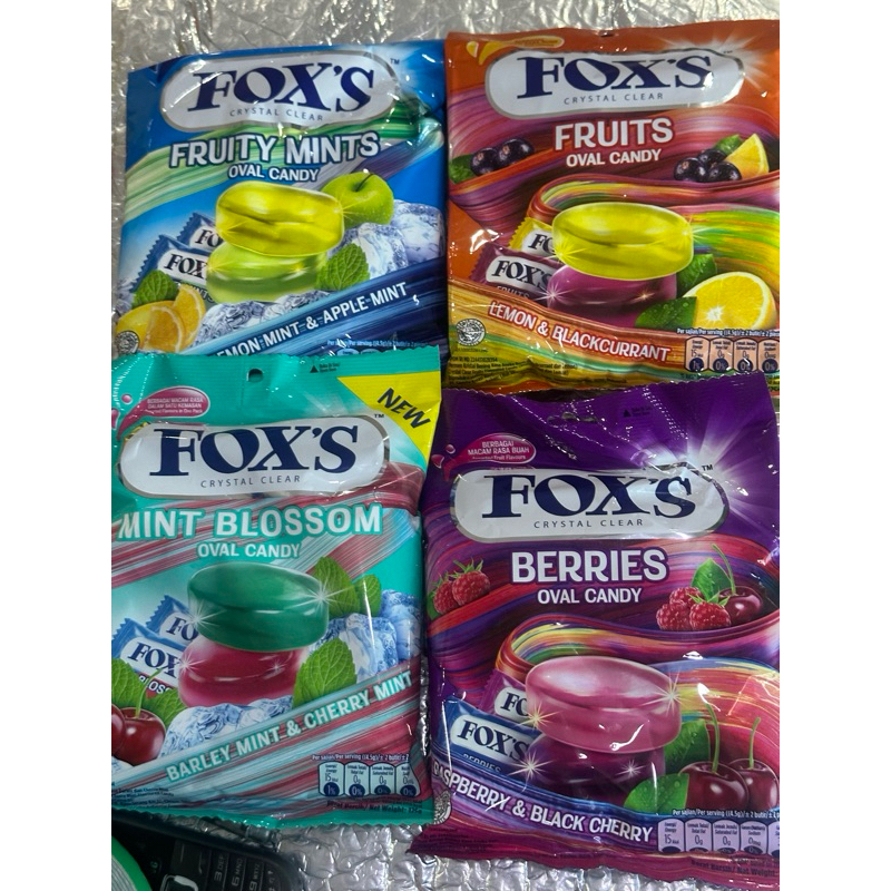 Fox's crystal clear oval candies 125g | Shopee Philippines