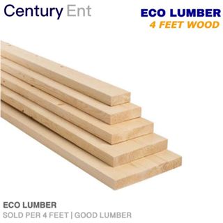 4FT | Eco Lumber | 4 Feet Length | Solid Wood Timber Strips Kahoy Eco ...