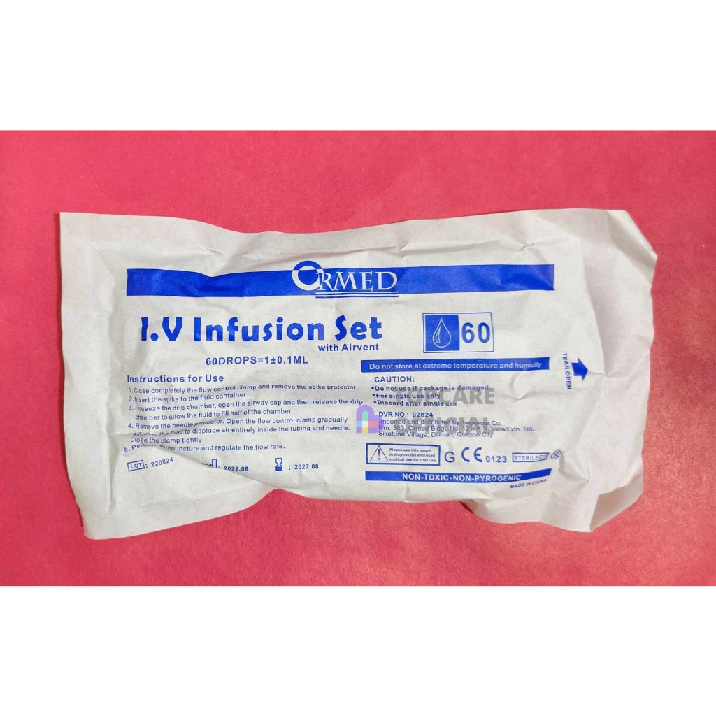 Microset Infusion Set ORMED - BNB | Shopee Philippines