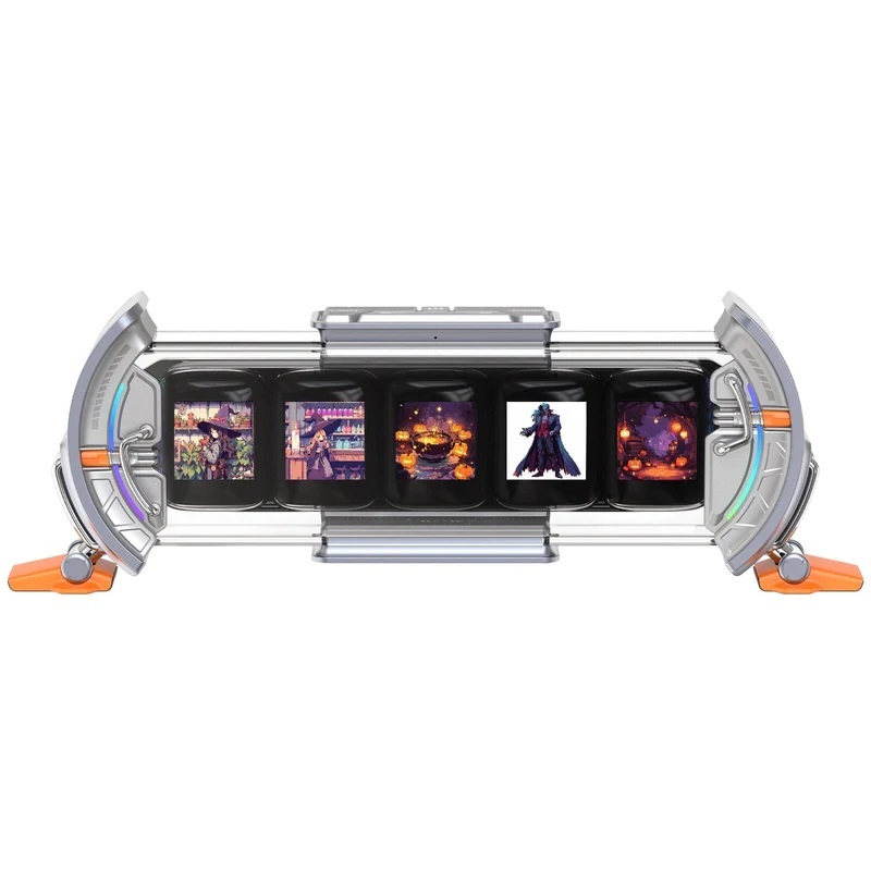 Divoom Times Gate - Cyberpunk Gaming Setup Digital Clock with Smart APP ...