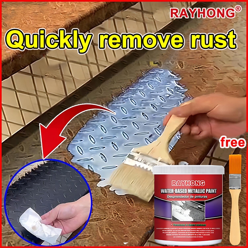 RAYHONG®Free brush-paint for rusted metal anti corrosion paint metallic ...