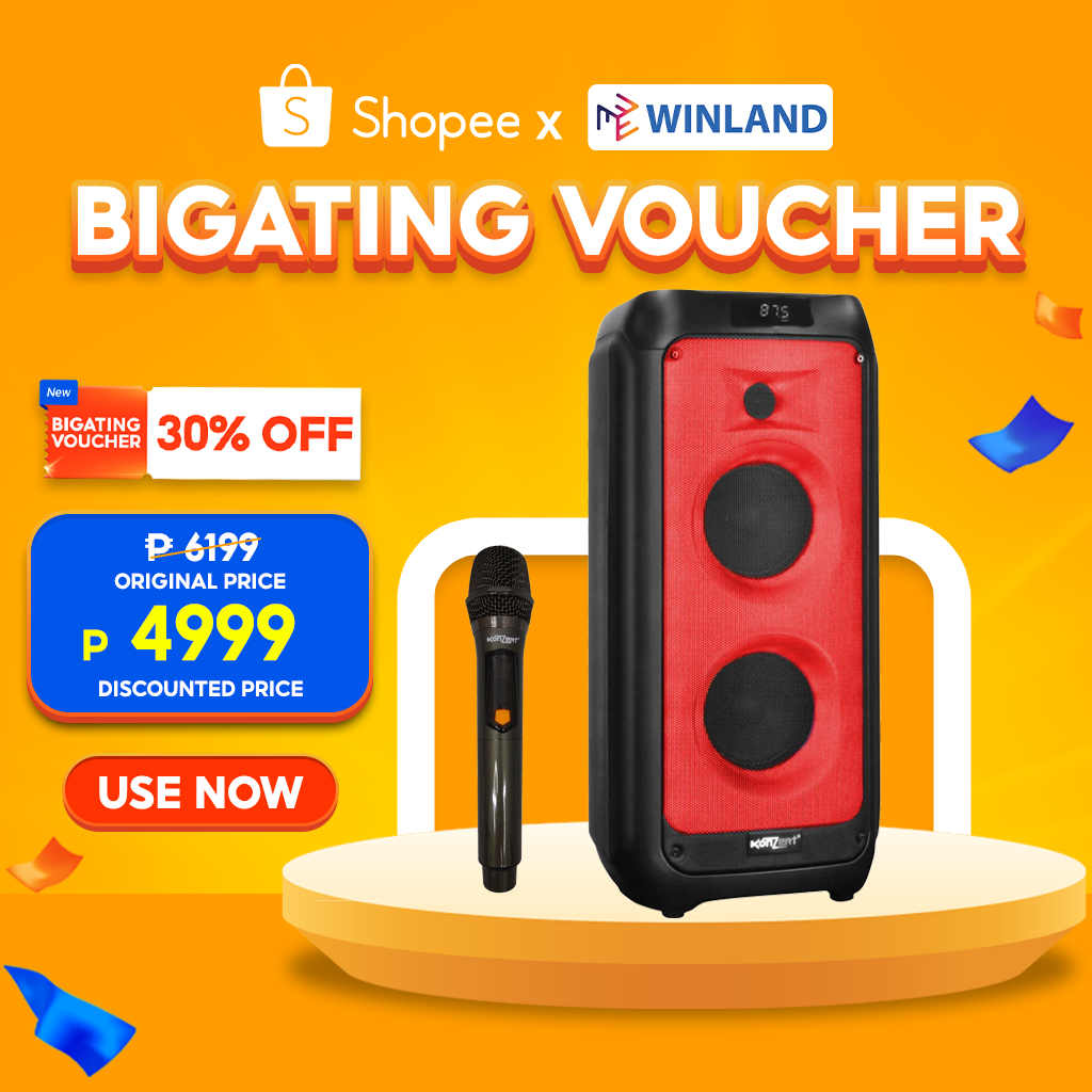 Konzert by Winland Disco Robo 5 / 2 x 5.5 Inch Party Box Portable ...