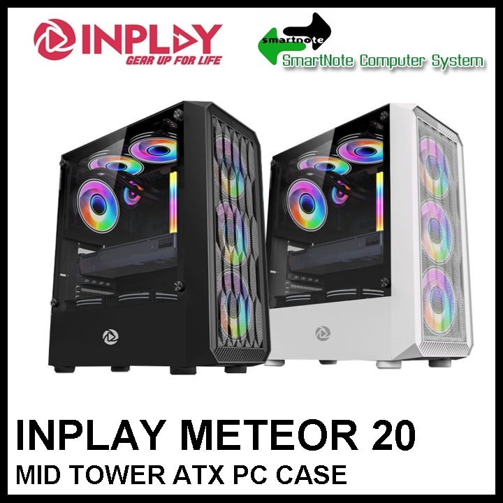 INPLAY METEOR 20 MID TOWER ATX PC CASE | Shopee Philippines