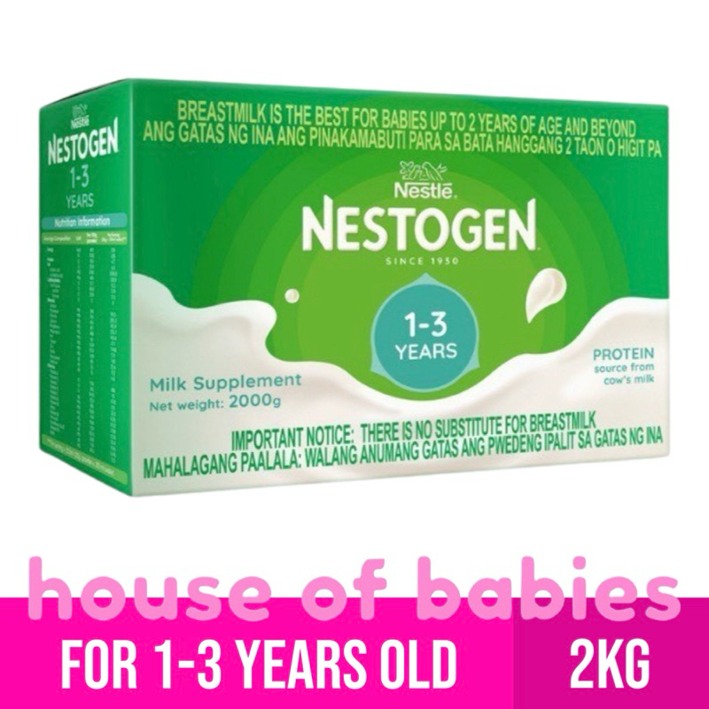 Nestogen for 1-3 Years Old 2kg Milk Supplement | Shopee Philippines