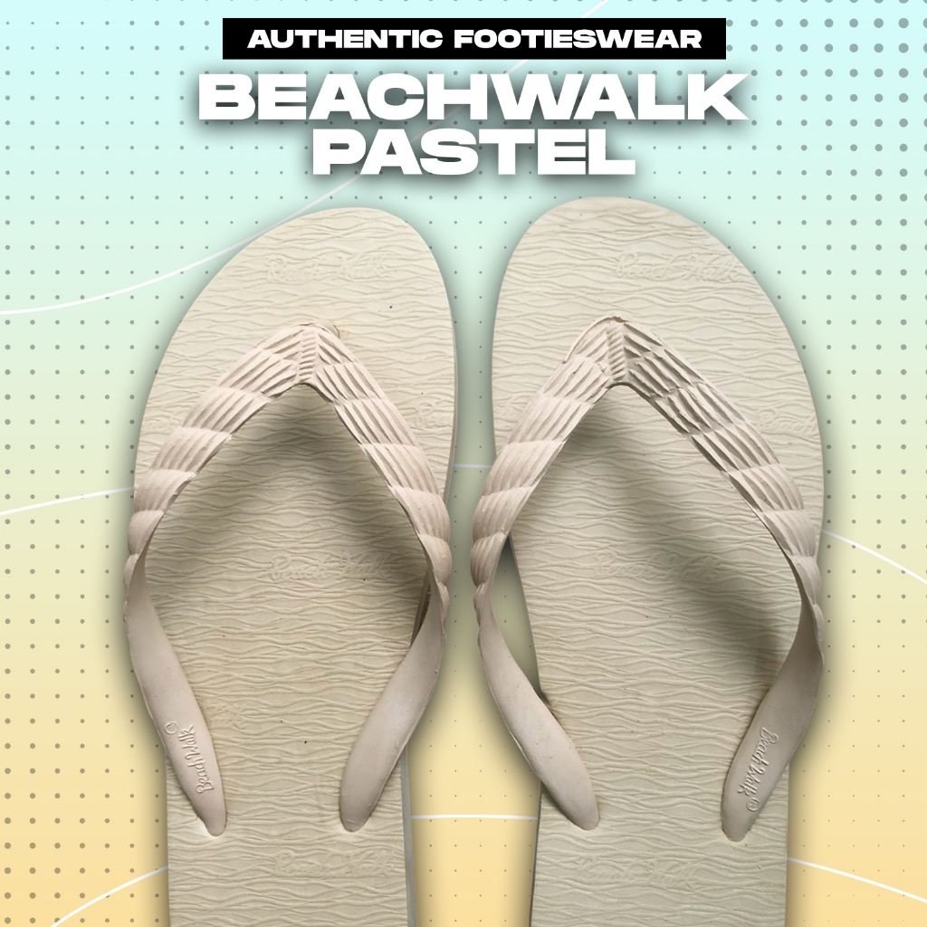 BEACHWALK PASTEL BEIGE Color Slippers Original New Color Flipflops for ...