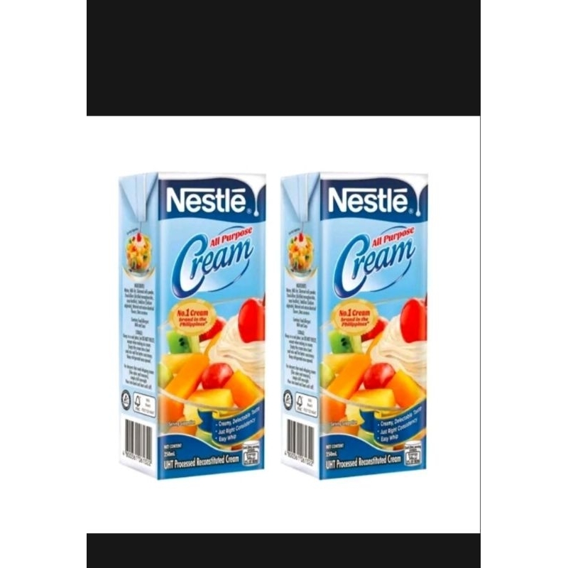 Nestle All Purpose Cream 250mlx2 | Shopee Philippines