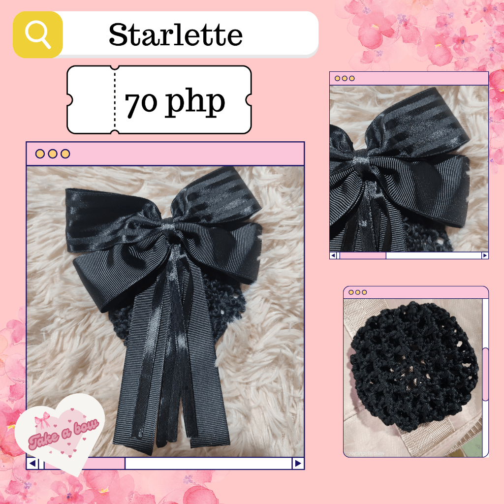 STARLETTE RIBBON DESIGN by Take a Bow by Sergs | Shopee Philippines