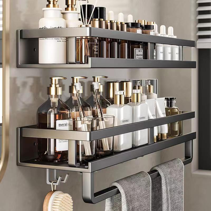 (Spot) Bathroom storage rack, kitchen seasoning storage rack ...
