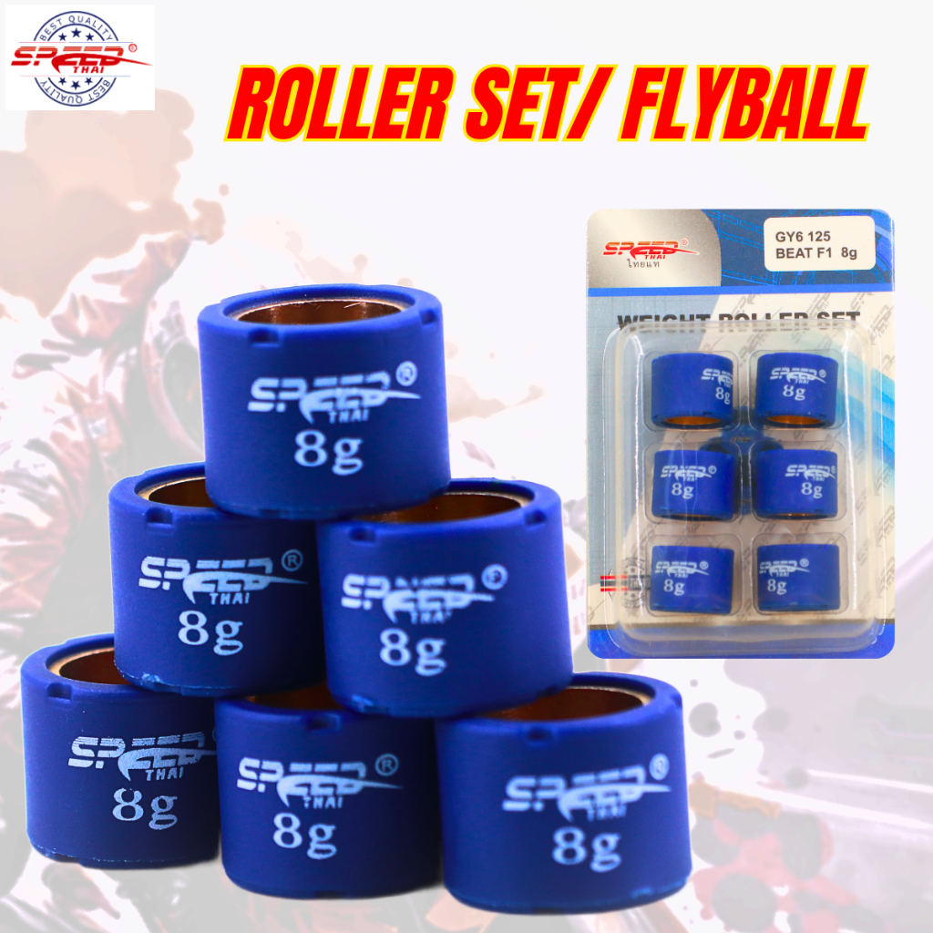 ROLLER SET FLYBALL FOR HONDA BEAT/ HONDA CLICK / MIO FLYBALL / GY6 ...