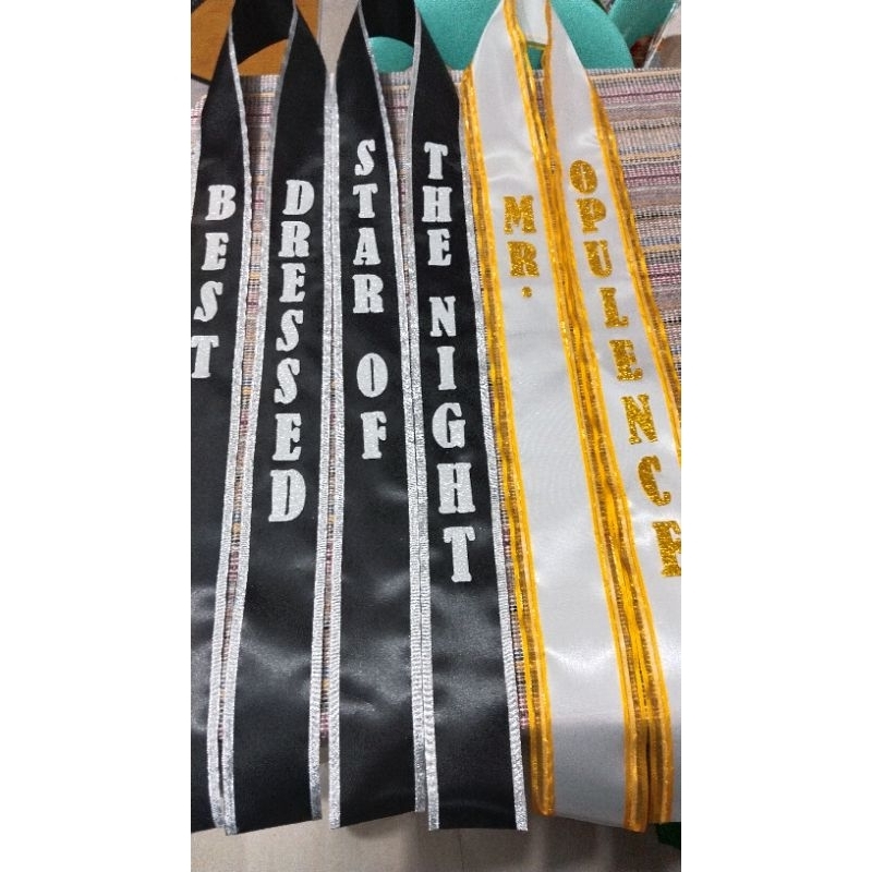 Customized Sash (hand-made) | Shopee Philippines