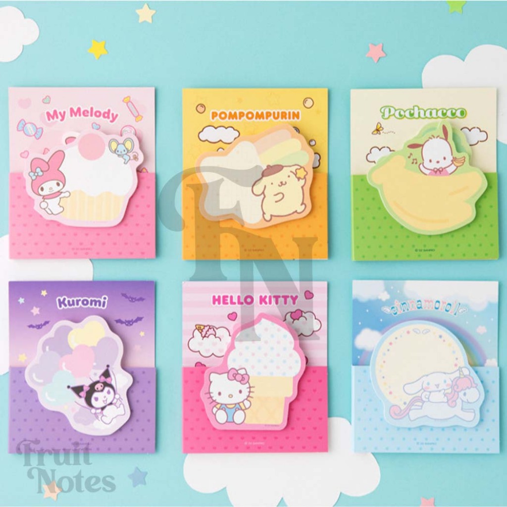 SN378 2 in 1 Sanrio Theme Sticky Note (40 sheets) | Shopee Philippines