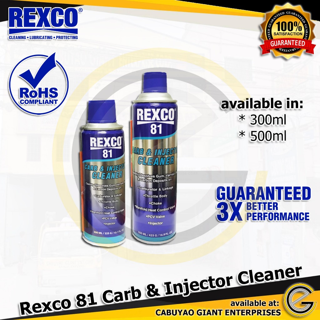 Rexco 81 Carb & Injector Cleaner (Engine Carburetor & Injector Cleaner ...