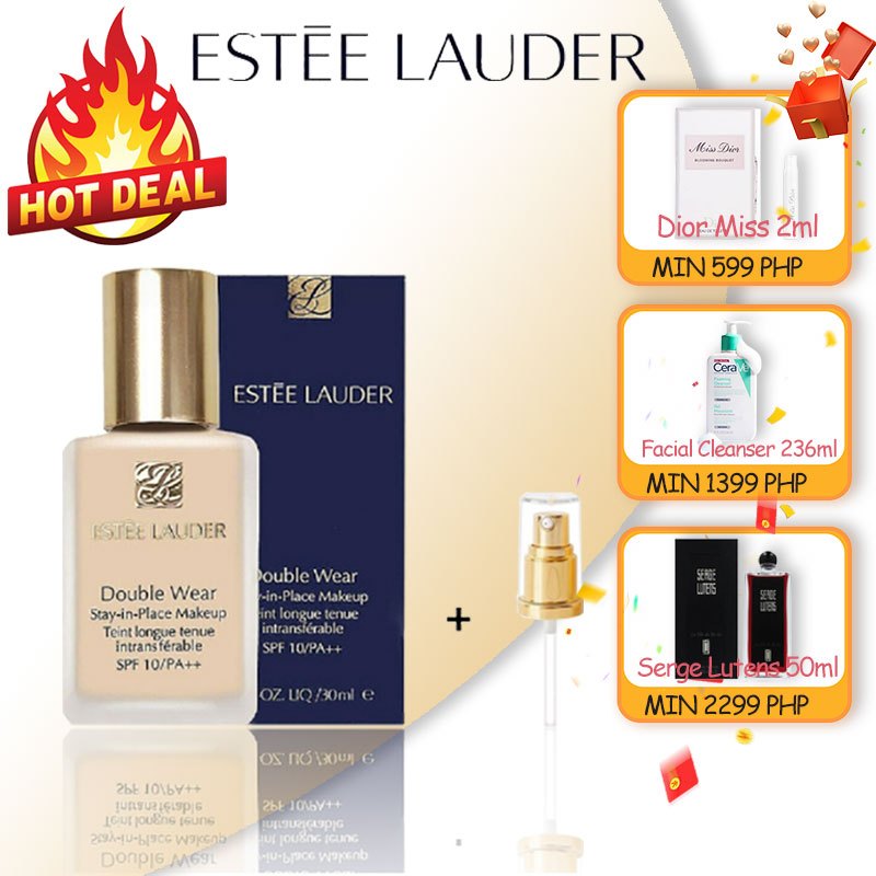 Estee Lauderr Double Wear Stay-in-Place Makeup Matte Foundation SPF10 30ml (#1W1 #1C1 #2WO ...