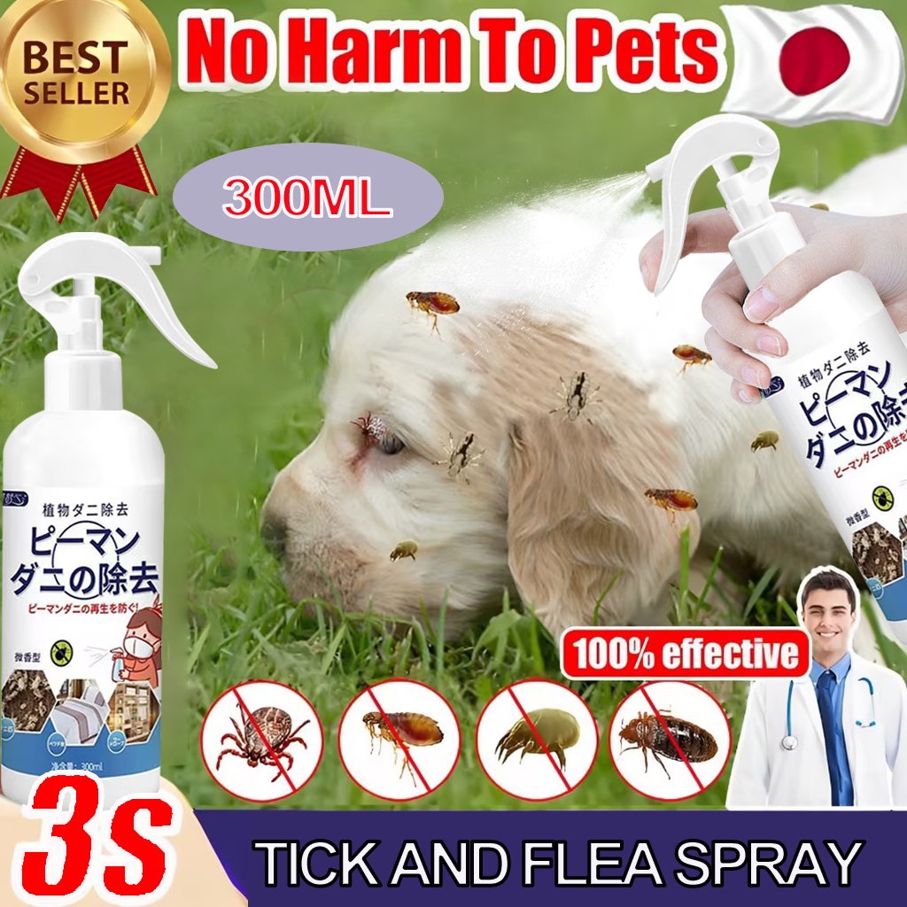 Anti Tick And Flea For Dogs Spray 300ML Tick Spray Anti Garapata ...