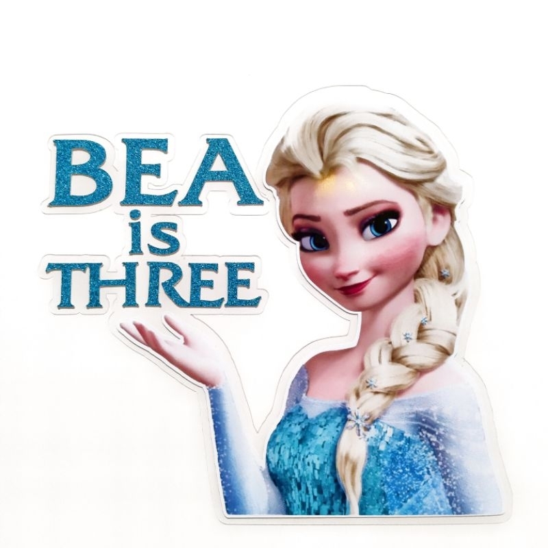 Personalized / Customized Cake Topper with Acetate Backing (Mirror or ...