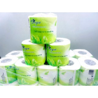 SUYA 10 rolls Green Tea Bathroom Tissue 100% Original 4ply | Shopee ...