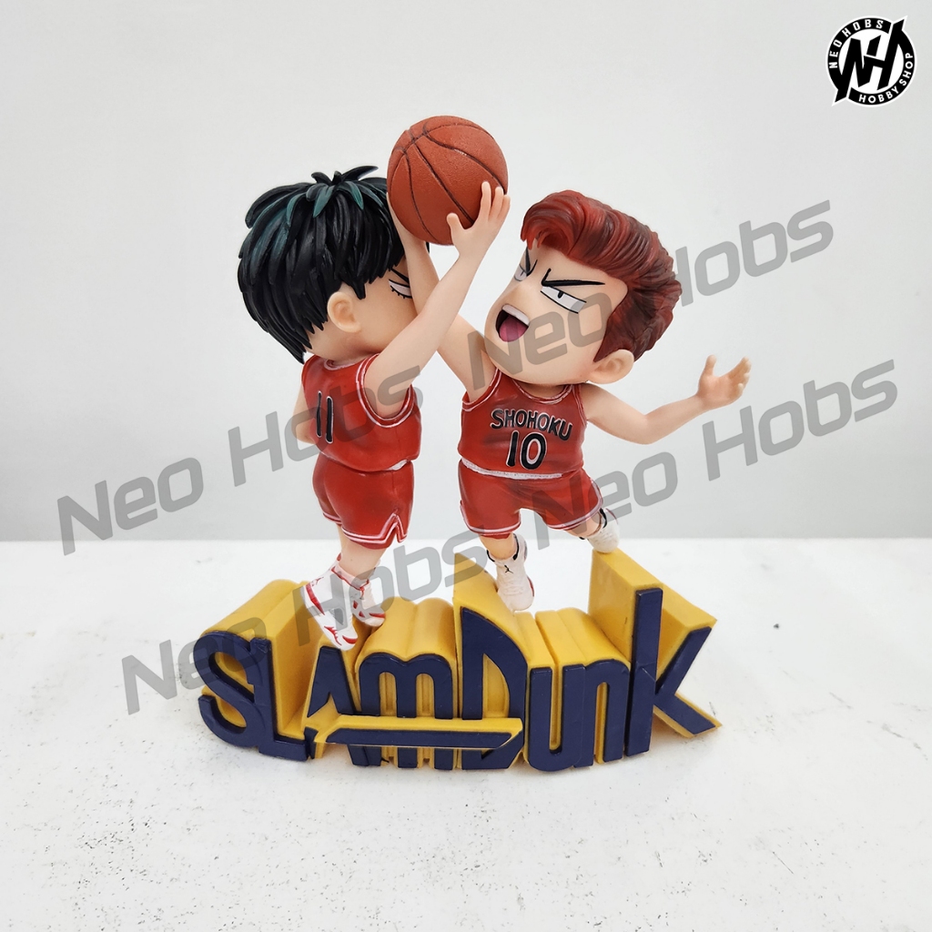 GK ZXS KO Slam Dunk Sakuragi & Rukawa Chibi Jumpball | Shopee Philippines