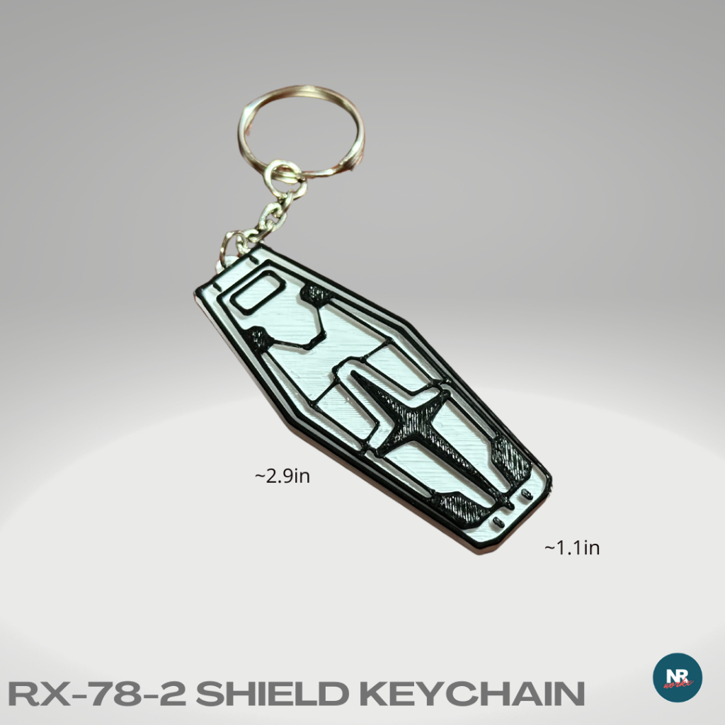 RX-78-2 Shield Keychain Gundam Gunpla 3DP 3D Printed | Shopee Philippines