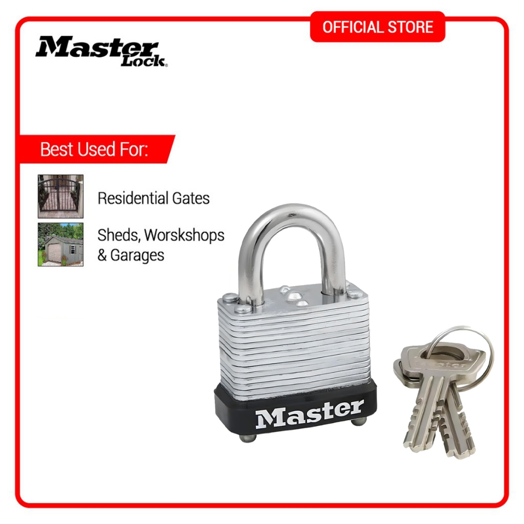 Master lock 105D/EURD Laminated Warded Padlock 29mm | Shopee Philippines