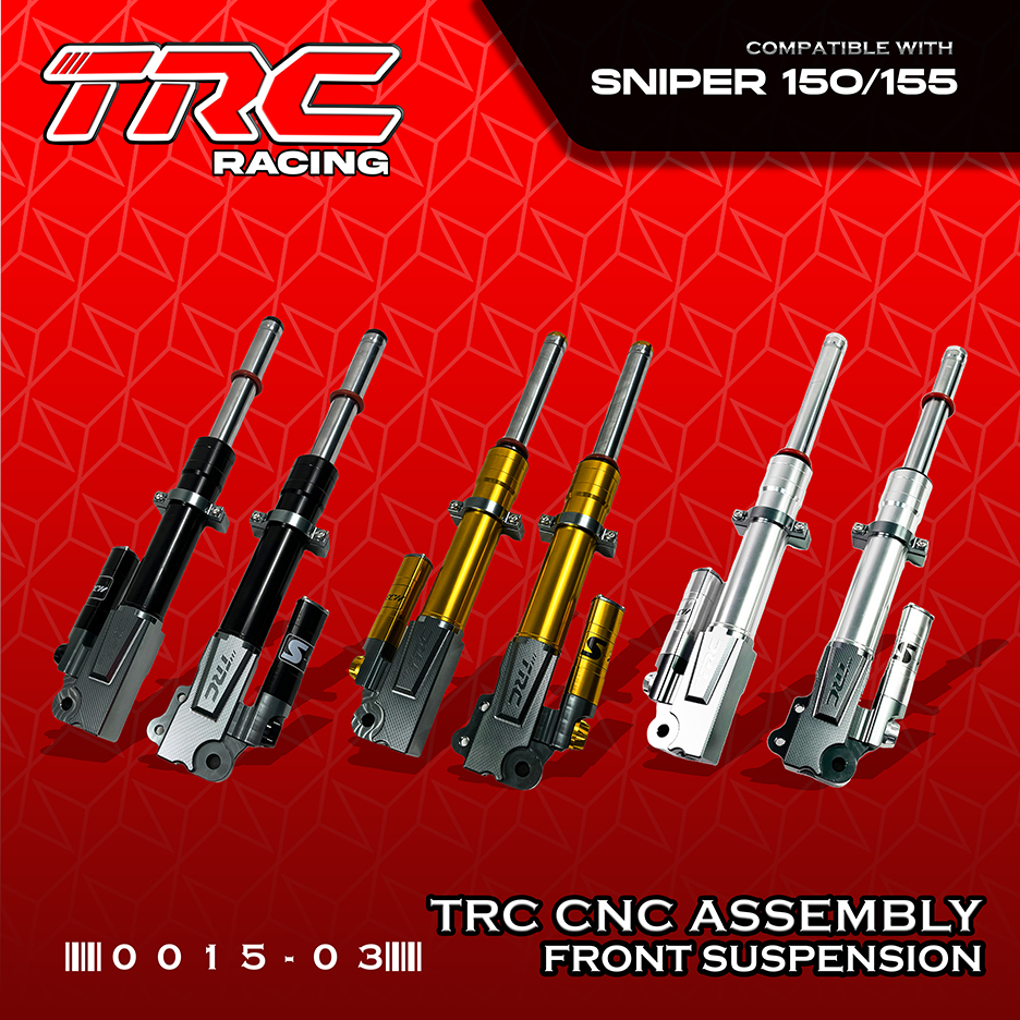 TRC Racing Yamaha Sniper 150 / 155 Front Shock Assembly ASSY Adjustable Preload CNC 0015-03 ...