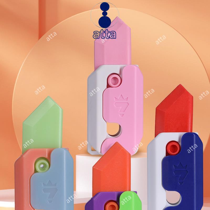 1PC Plastic Carrot Gravity Knife Toys 3D Printing Carrot Knife Kid ...