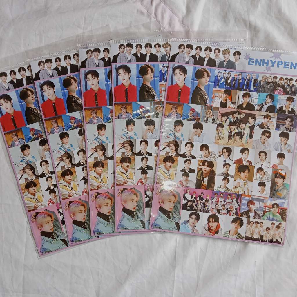 ENHYPEN STICKER SHEET | Shopee Philippines