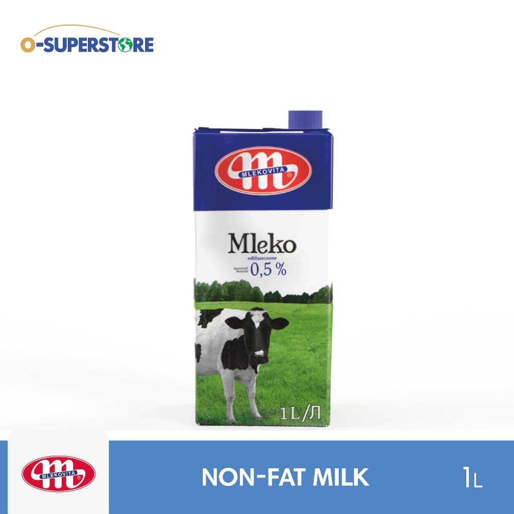 Mlekovita UHT Milk 0.5% (Non Fat) 1L / 1 Liter | Shopee Philippines