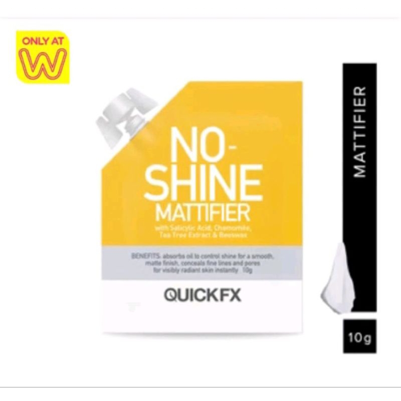QUICKFX NO SHINE MATTIFIER 10G | Shopee Philippines