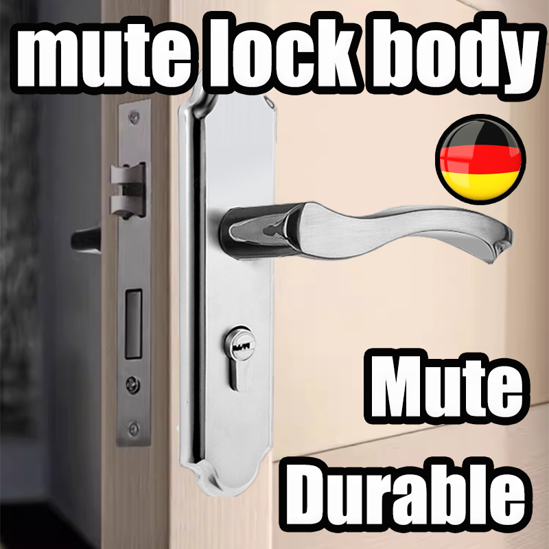German silent door lock set Stainless steel material door knob main ...