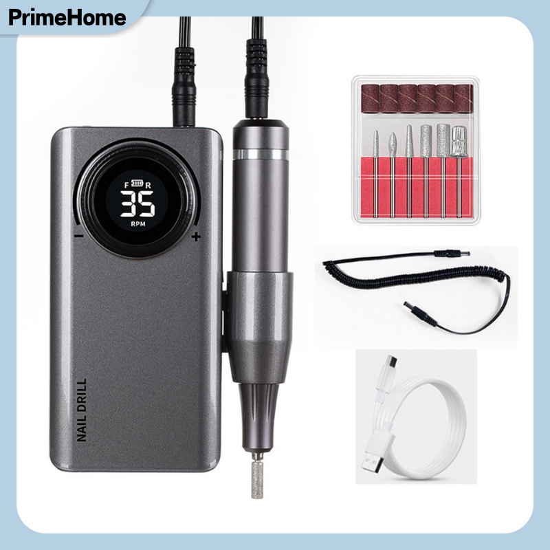 Nail Drill Electric 35000 Rpm Portable Nail Grinder Nail Drill Nail ...