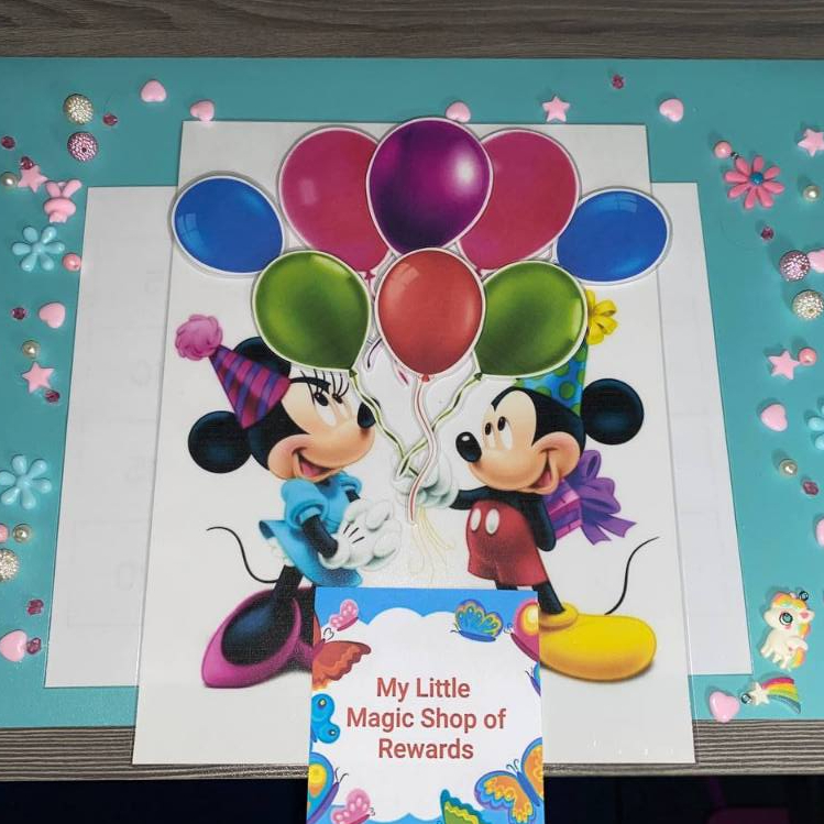 ESL Reward Set - Mickey and Minnie Mouse (MAGNETIC OR VELCRO) | Shopee ...
