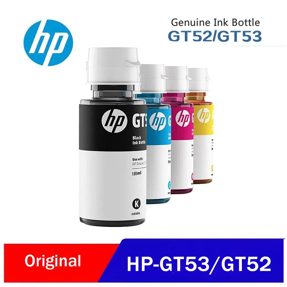 HP Original Ink Bottles GT53 / GT52 Printer for GT5810/5820 Tank115/315 ...