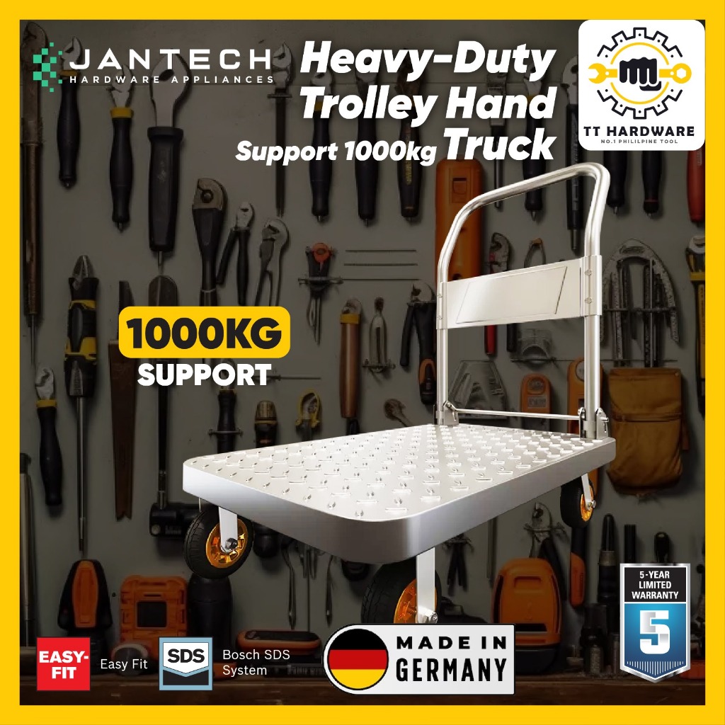 TT Hardware Thick Steel Trolley Hand Truck Foldable Platform Trolley ...