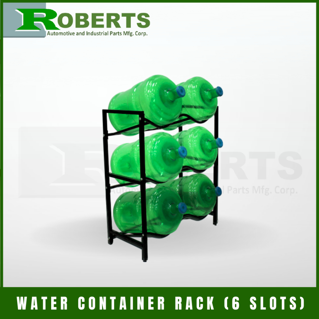 6 SLOTS MINERAL WATER GALLON RACK/ WATER CONTAINER STAND | Shopee ...