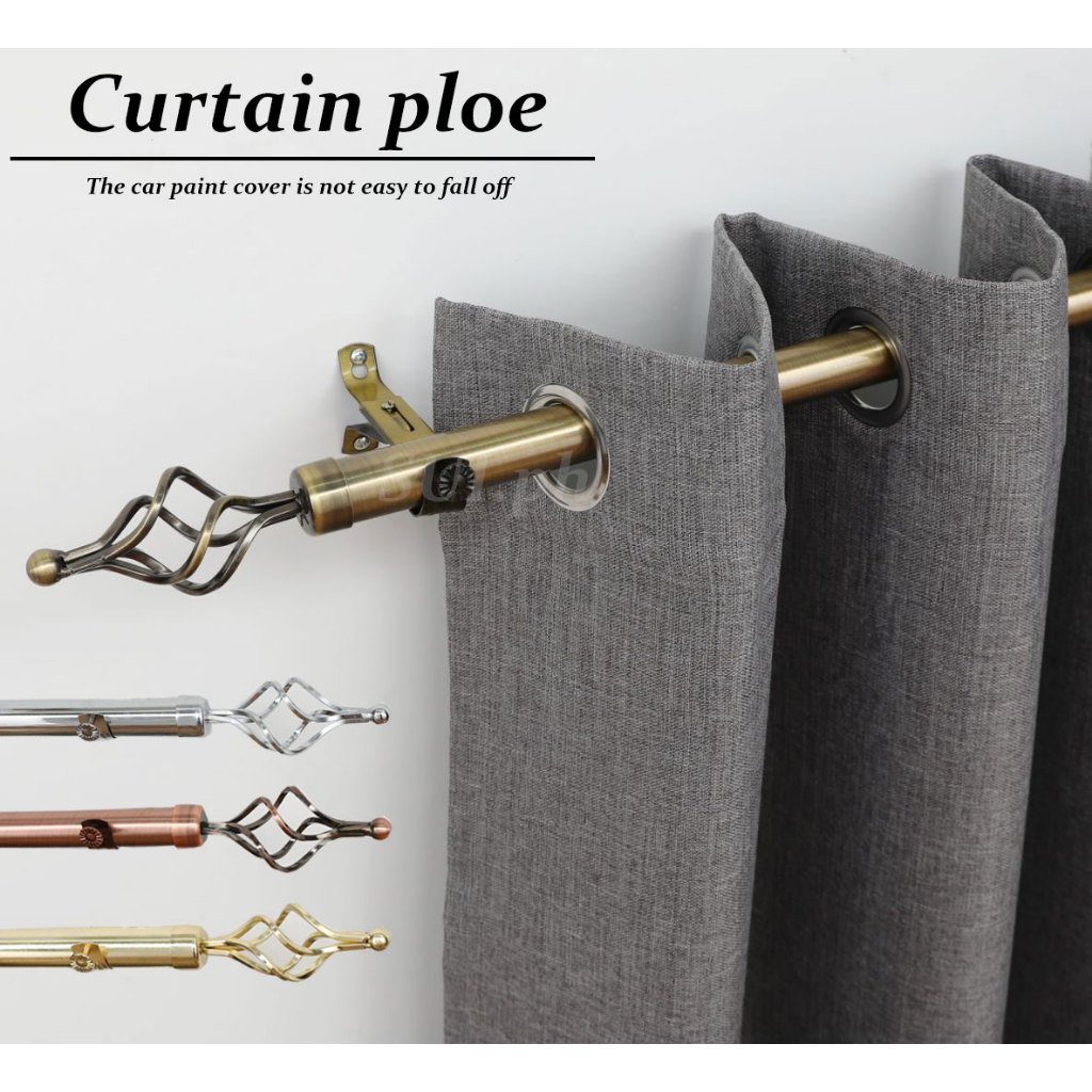 Spiral Extendable Adjustable Modern Curtain Rod | Shopee Philippines