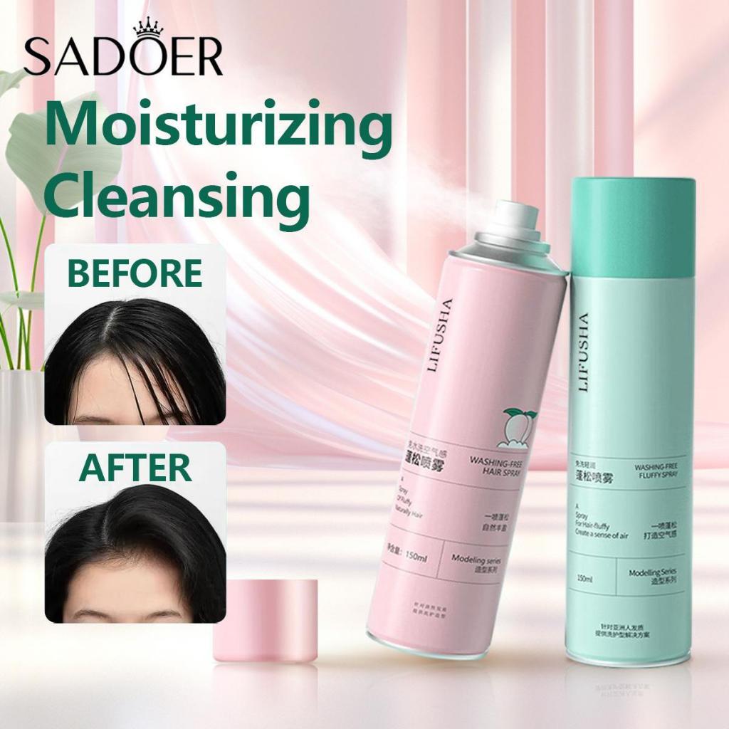 Abbott Lifusha Dry Hair Fluffing Spray Fresh Fragrance Deoiling Fluffy ...