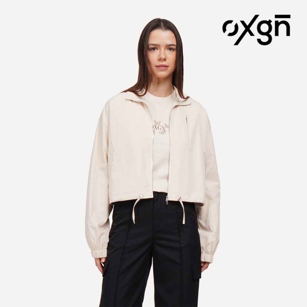 OXGN Utilitarian Jacket For Women (Off White) | Shopee Philippines