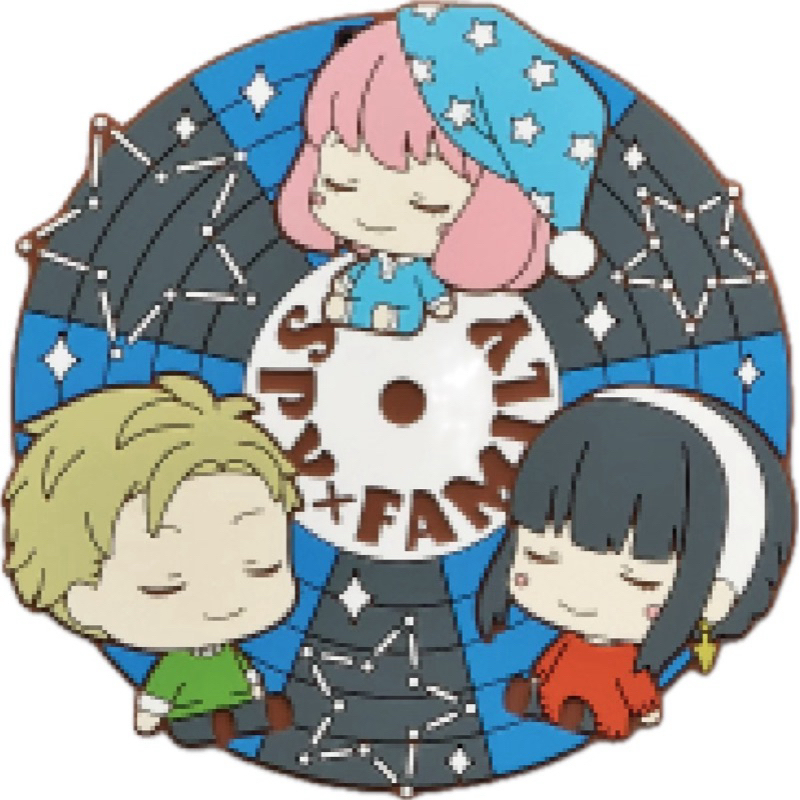 SPY FAMILY Rubber Coaster by Bandai - Ichiban Kuji Prize F (Loid, Yor ...