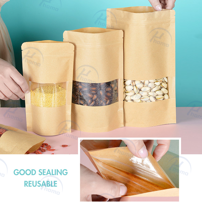 (Buy 1 free 1 free) Newly sealed small bag plastic paper bag packaging ...
