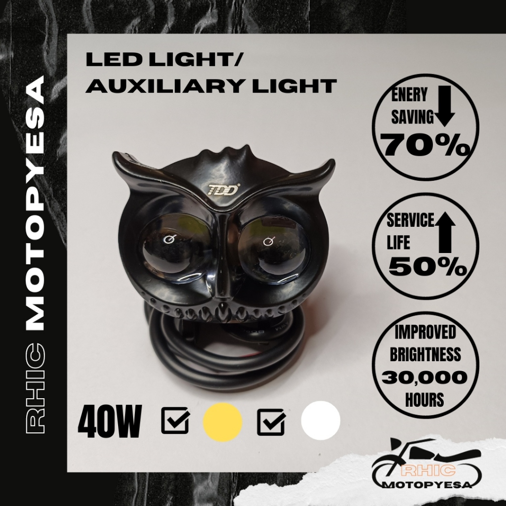 TDD Orig OWL Headlight Cree / Mini Driving Light LED / Auxiliary LED ...