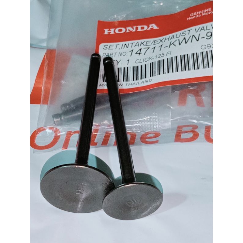 HONDA Click 125 INTAKE EXHAUST Valve Set V1 /V2 Made in Thailand ...