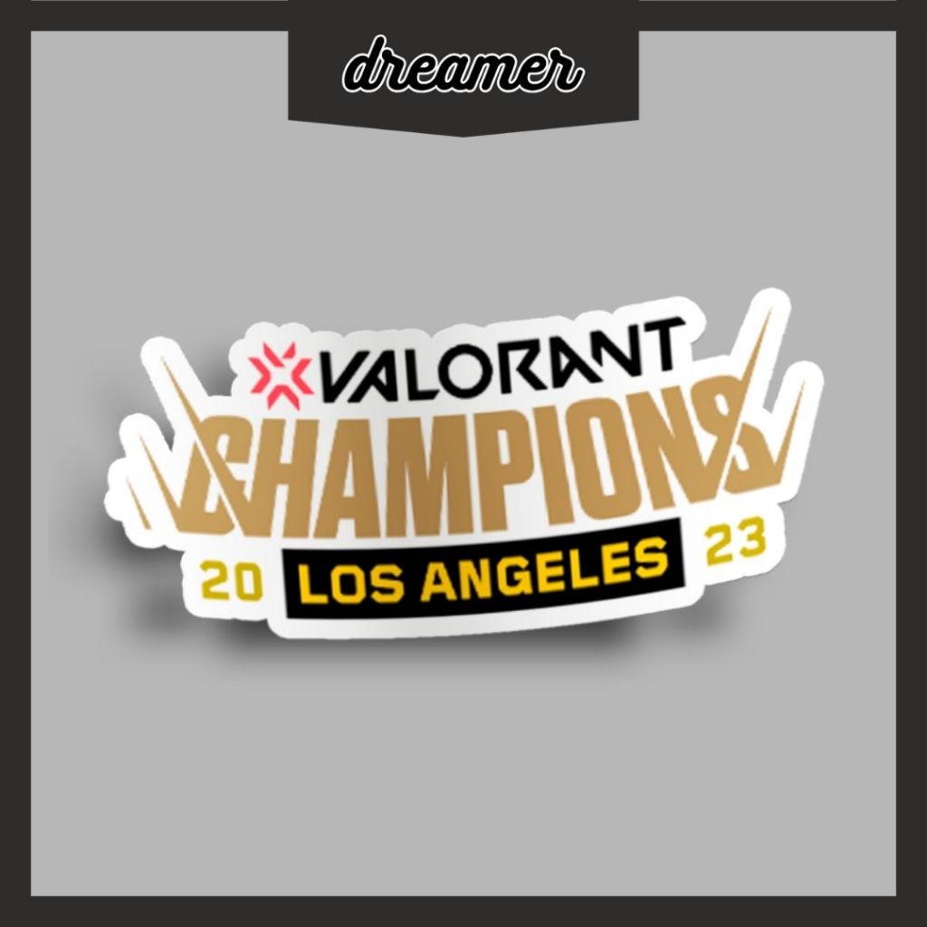 VALORANT CHAMPIONS ESPORTS GAMING STICKER BOMB WATERPROOF STICKERS ...