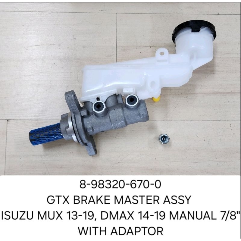 Brake Master Assembly Isuzu MUX (2013-2019), DMAX (2014-2019) (7/8 ...