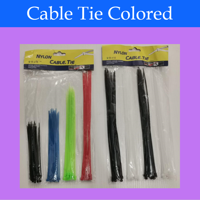 Mago 100pcs Cable Tie Colored Assorted Zip Ties | Shopee Philippines